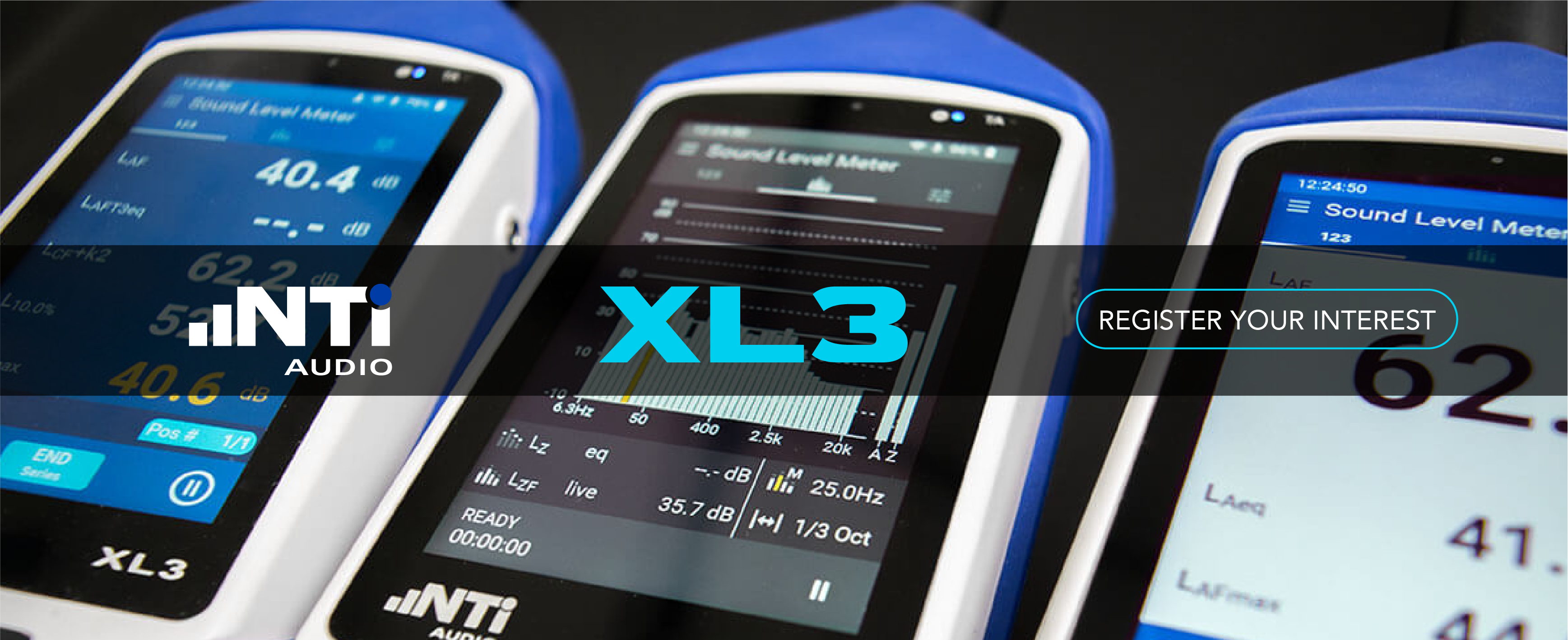 NTi Audio XL3 sound level meter and acoustic analyzer - Amber Tech